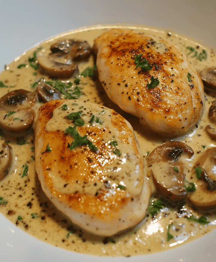 Creamy Chicken Diane Recipe - sarahrecipes.com