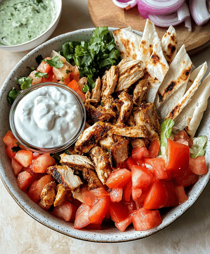Chicken Gyro Bowls Recipe - sarahrecipes.com